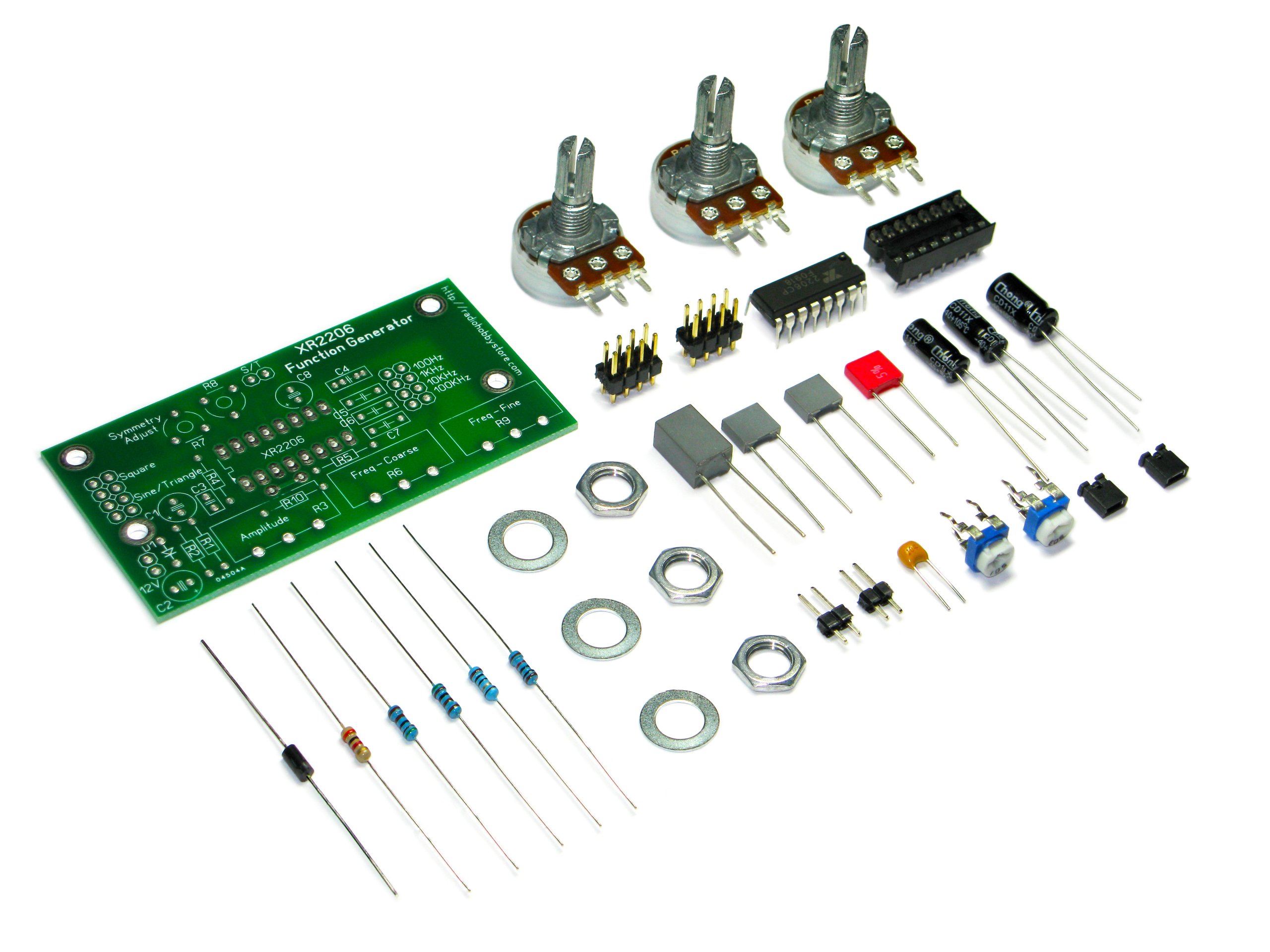 Function Generator Xr2206 Diy Kit 20hz 100khz From Rhgeiger On Tindie 